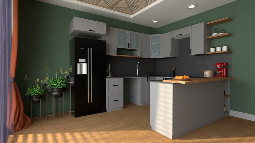 Step-by-step DIY Kitchen Plan Woodworking Plans Diy Plans Cnc Furniture ...