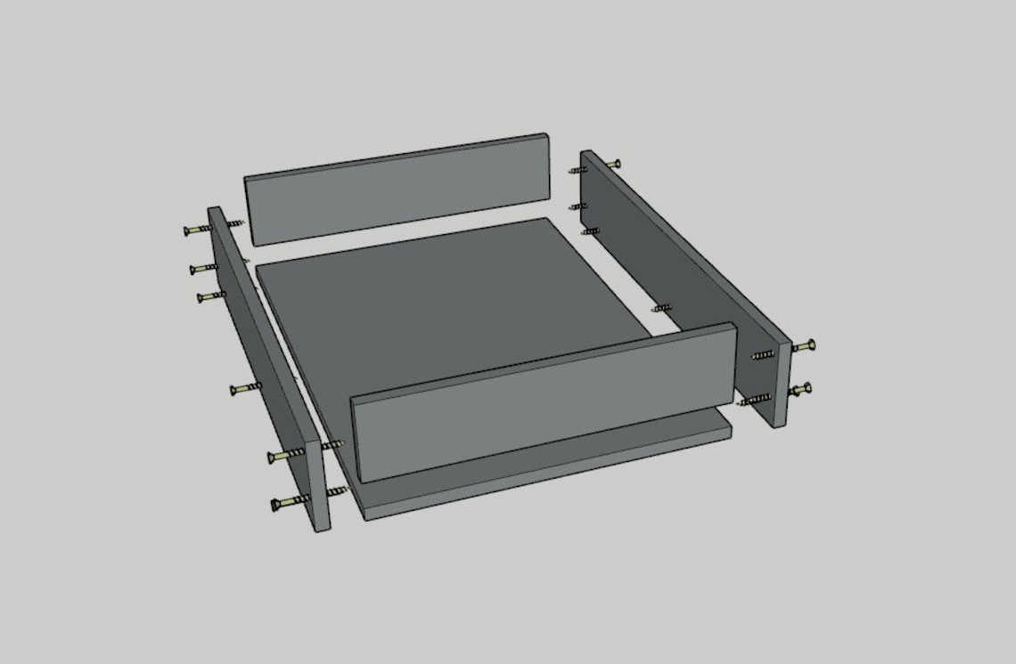 Step-by-step DIY Makeup Vanity Table Plan | Woodworking Plans | Diy ...