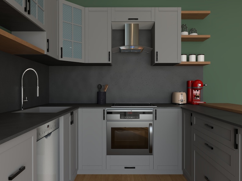 Step-by-step DIY Kitchen Plan Woodworking Plans Diy Plans Cnc Furniture ...