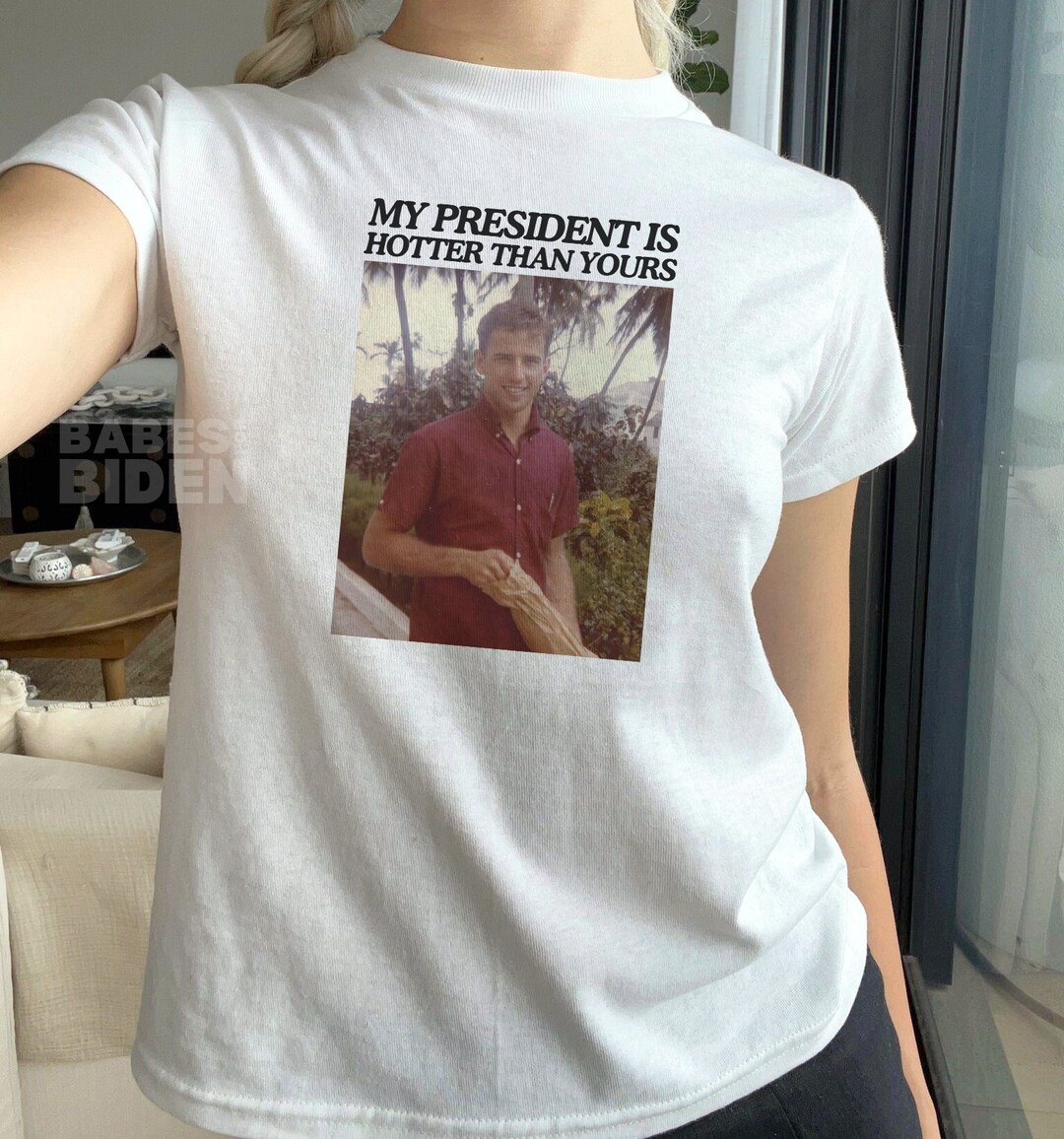 Hot Young Joe Biden Baby Tee Y2k Joe Biden Election T-shirt Democrats ...