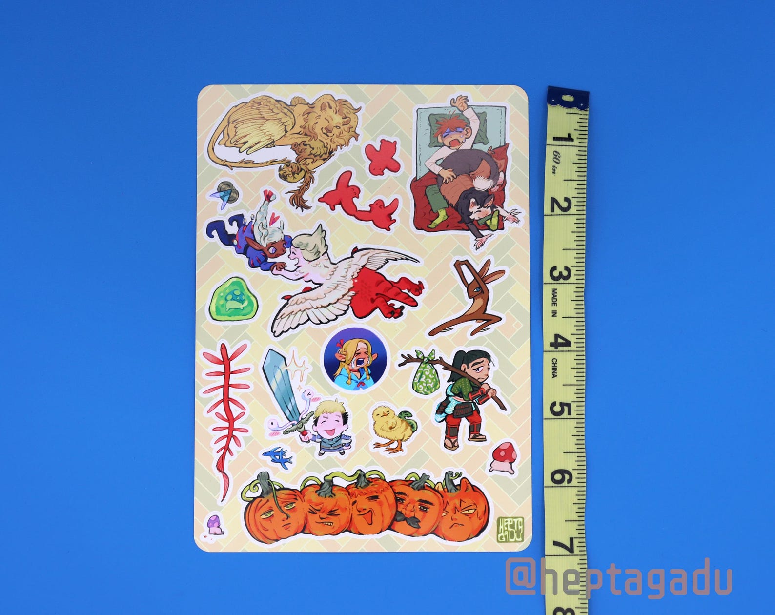 Dunmeshi Sticker Sheet - Etsy