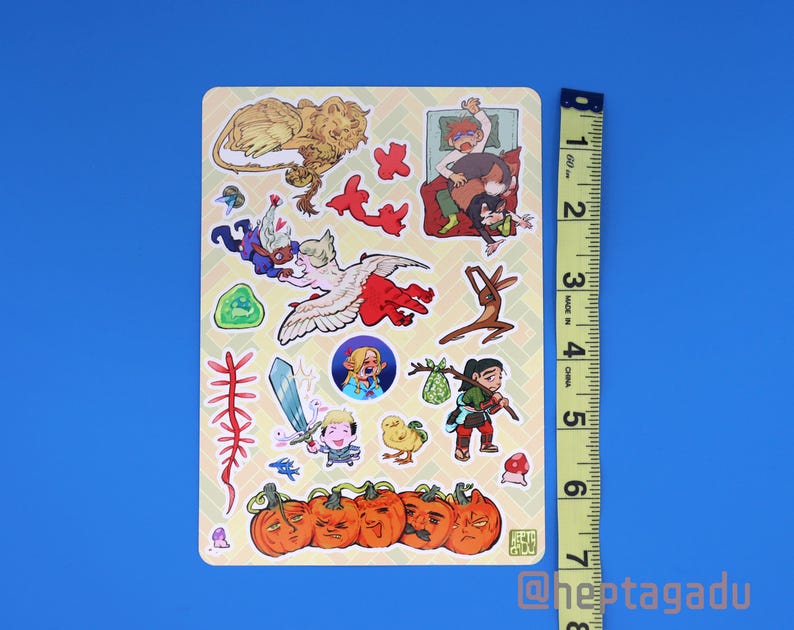 Dunmeshi Sticker Sheet - Etsy