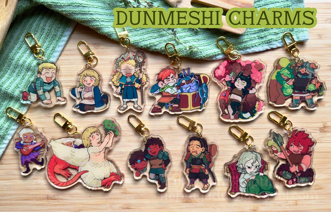 Dunmeshi Acrylic Charms [DISCOUNTED] - Etsy