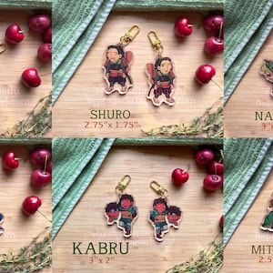 Dunmeshi Acrylic Charms [DISCOUNTED] - Etsy