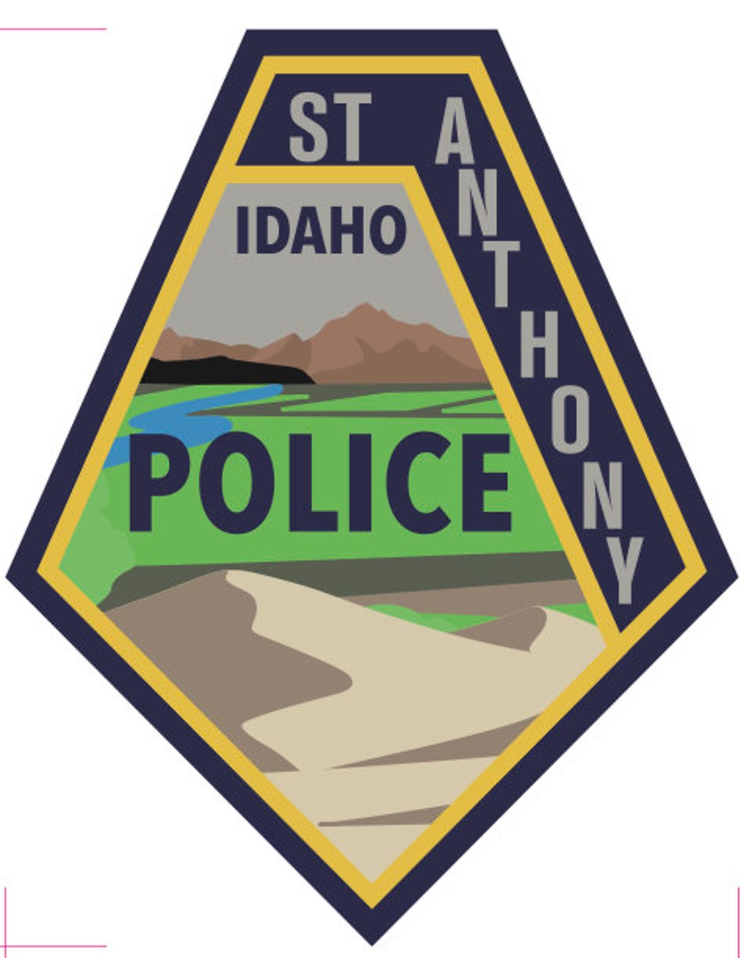 St Anthony Police Department Patch SVG - Etsy