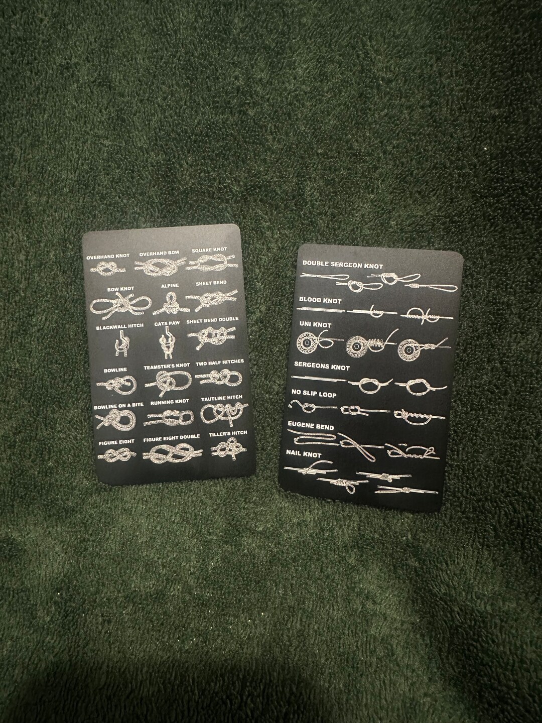 Knot Tying Reference Card - Etsy