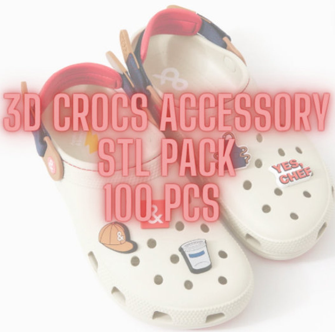 3D Croc Accessory Stl Pack,3d Printed Croc Snow Plow Attachment, Unique ...