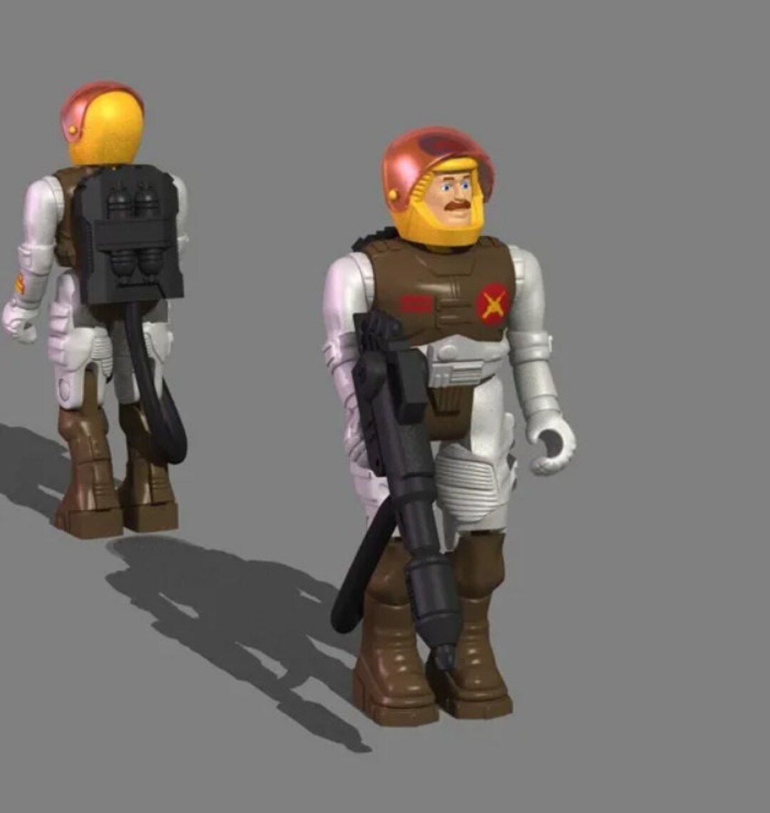 Starcom Captain Rick 3D Modeling,digital Download,3d Modeling,printable ...