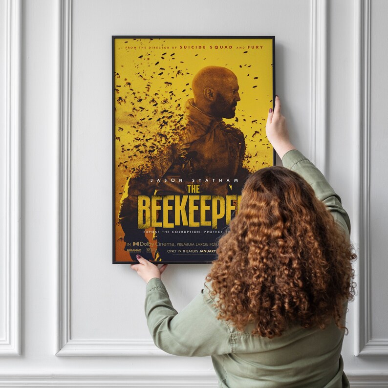 The Beekeeper Movie Poster Canvas Poster Living Room Decor Wall Art ...
