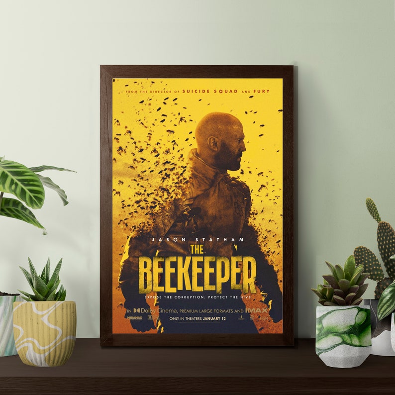The Beekeeper Movie Poster Canvas Poster Living Room Decor Wall Art ...