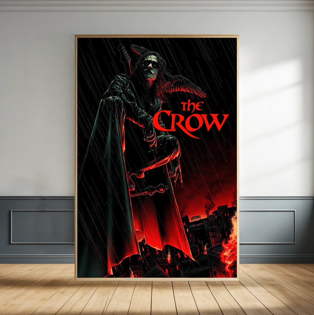 The Crow Movie Poster Canvas Poster Living Room Decor Wall Art Gift ...