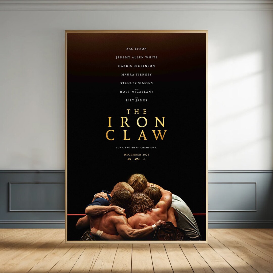 The Iron Claw Movie Poster Canvas Poster Living Room Decor Wall Art ...