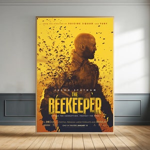 The Beekeeper Movie Poster Canvas Poster Living Room Decor Wall Art ...