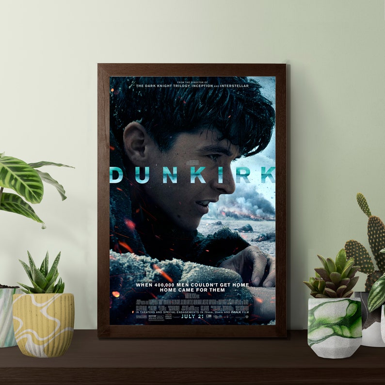 Dunkirk Movie Poster Canvas Poster Living Room Decor Wall Art Gift ...