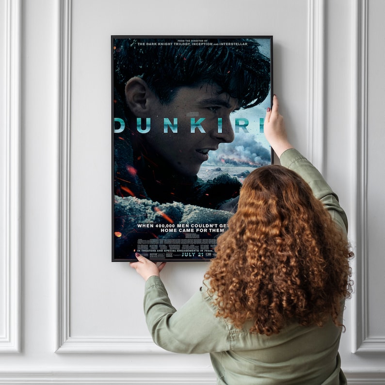 Dunkirk Movie Poster Canvas Poster Living Room Decor Wall Art Gift Poster Home Decor Film Print ...