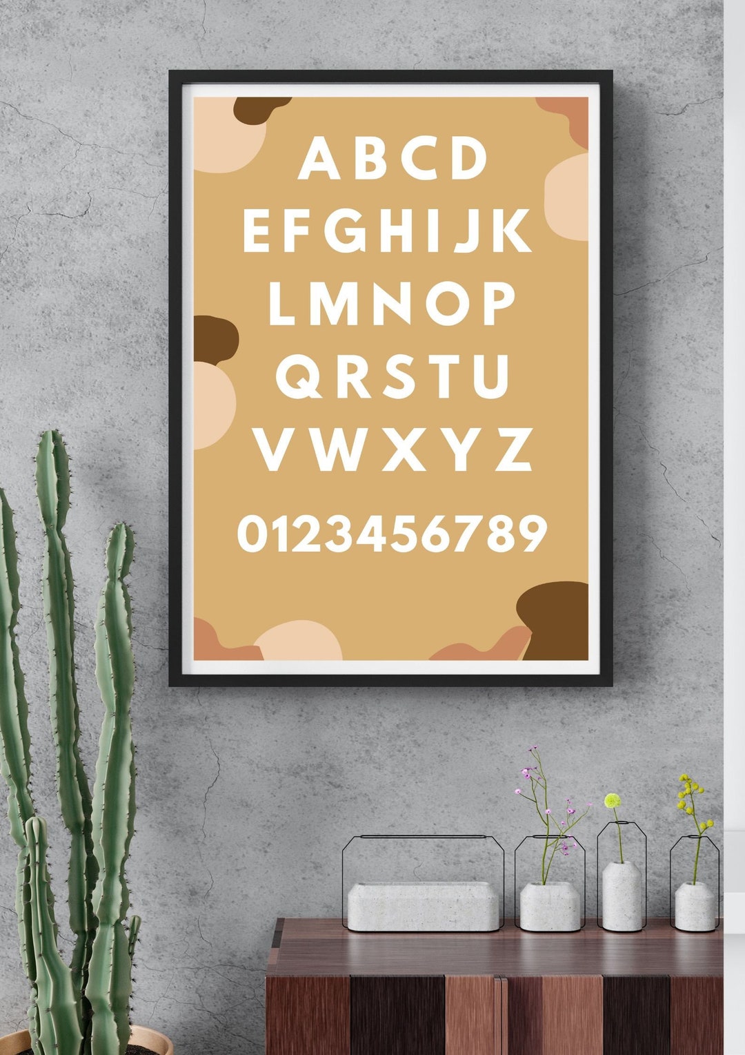 Poster ABC, Printable Poster, ABC Aesthetic, Printable ABC - Etsy