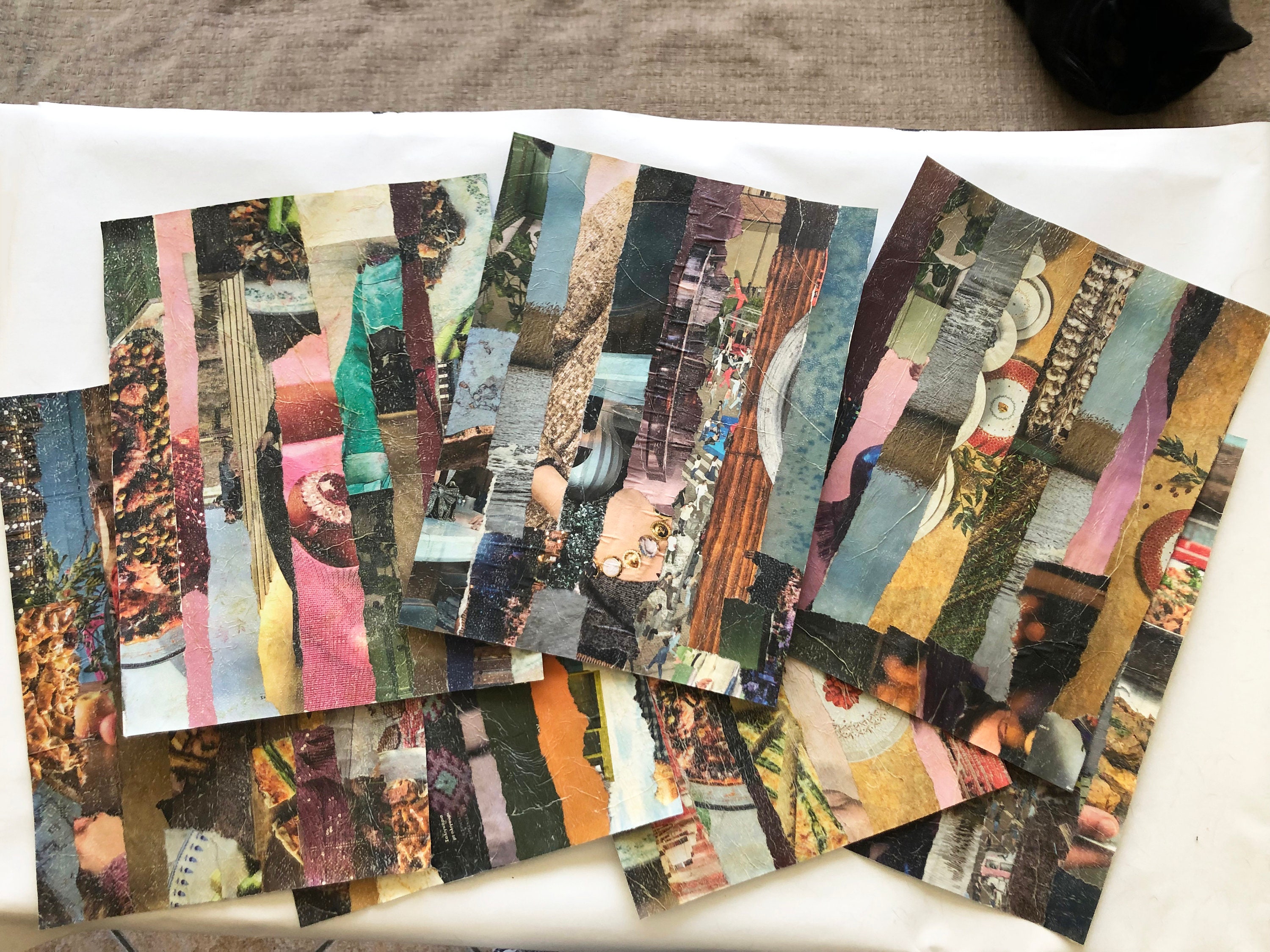 7 Handmade Master Boards for Junk Journals-collage-scrapbook-journaling ...