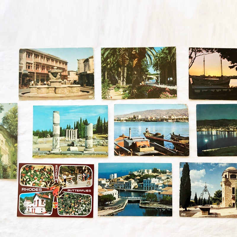 Greek Postcard - Etsy