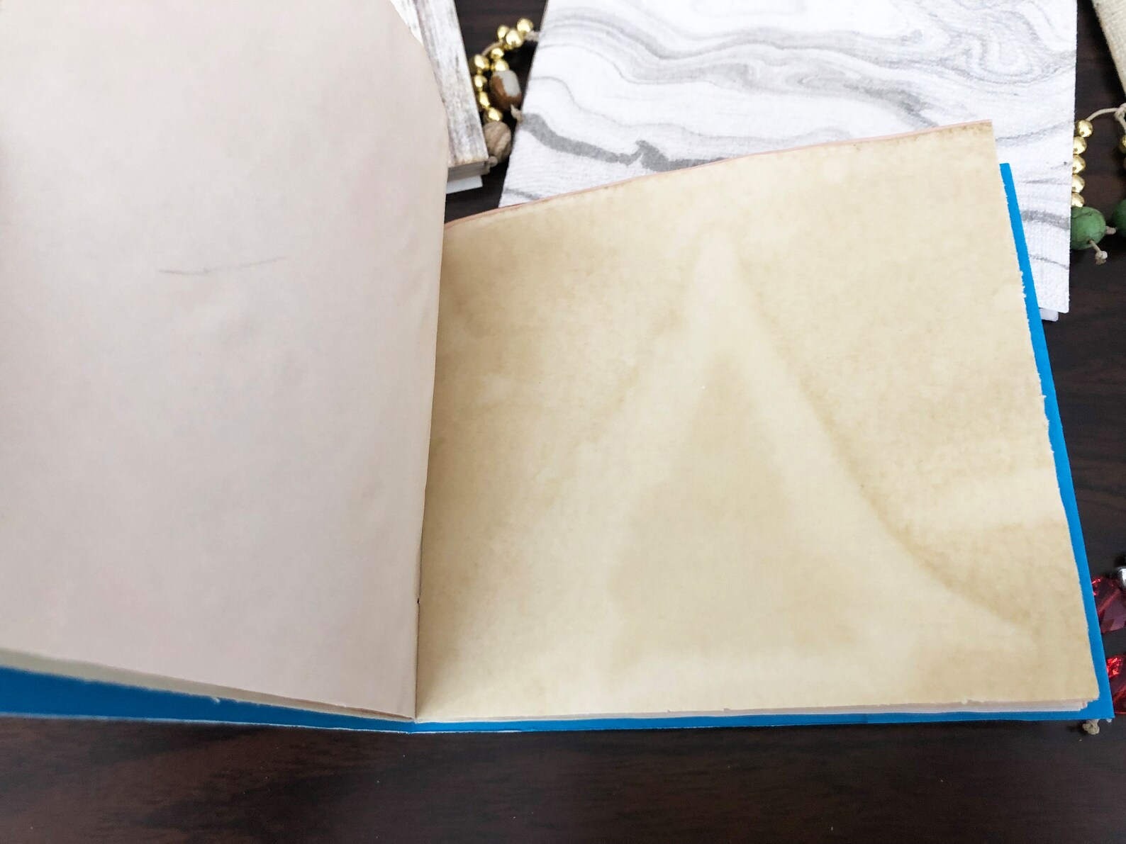 Wallpaper Cover Small Hand-bound Writing Booklet With Plain or ...