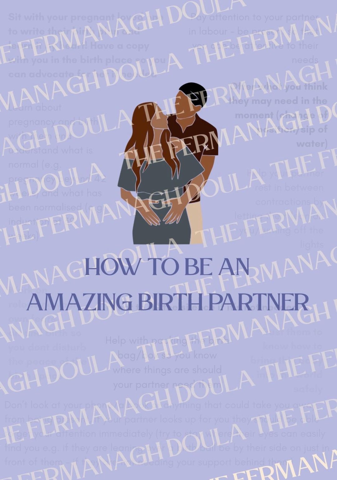 Birth Partner Guide: Tips & Support (digital Download - Etsy