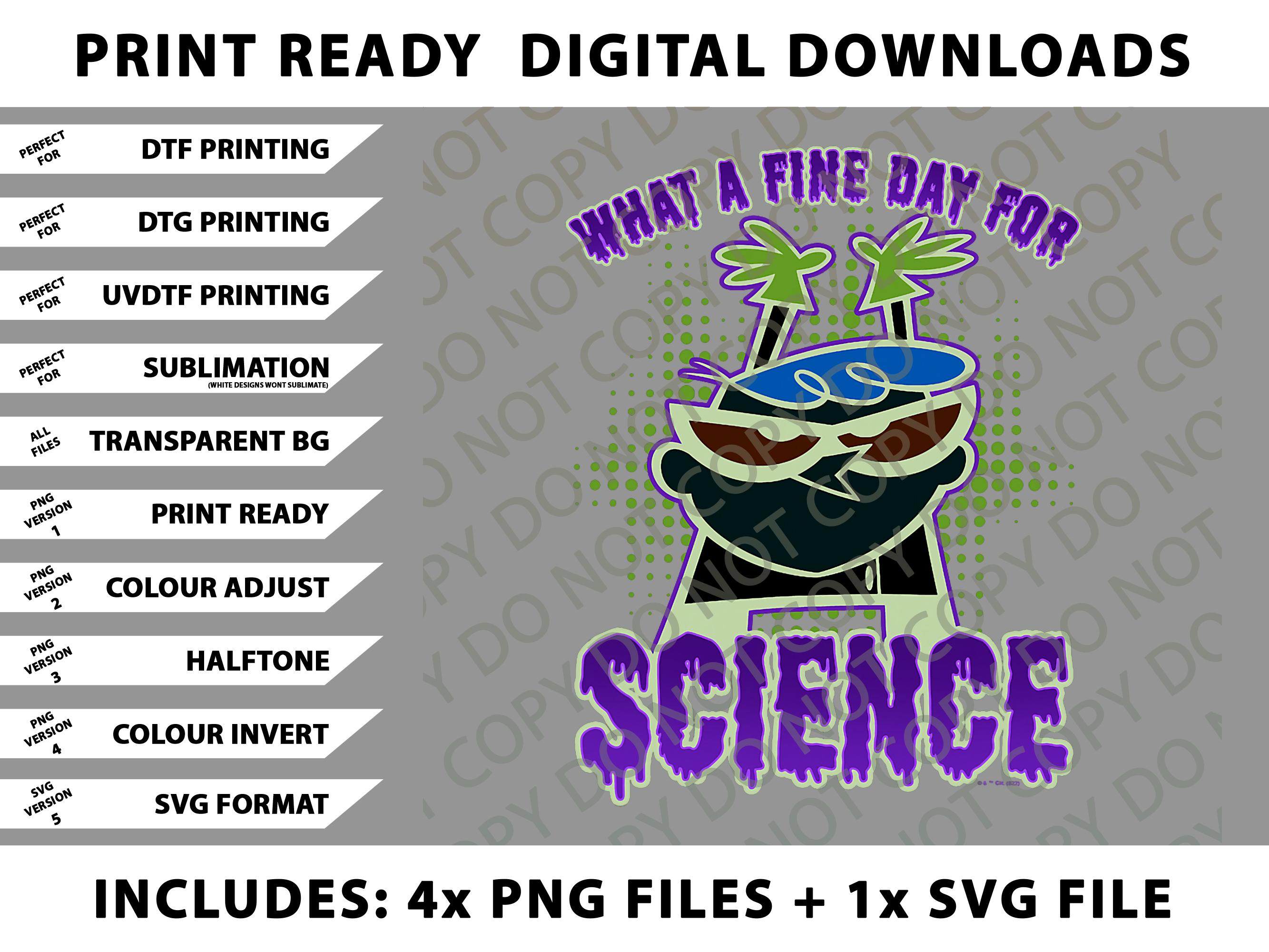 Dexter's Laboratory Halloween What A Fine Day for Science Png Bundle ...