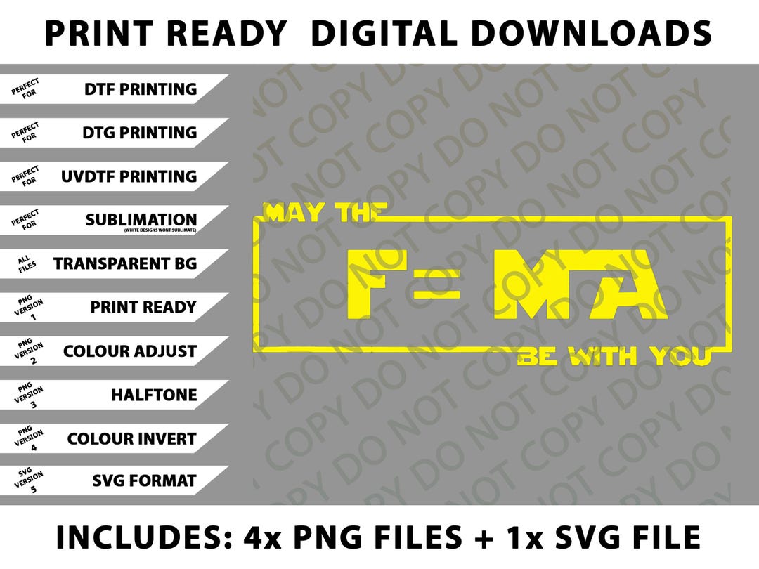 May the Fma Be With You Funny Science Teacher Tshirts Png Bundle, SVG ...