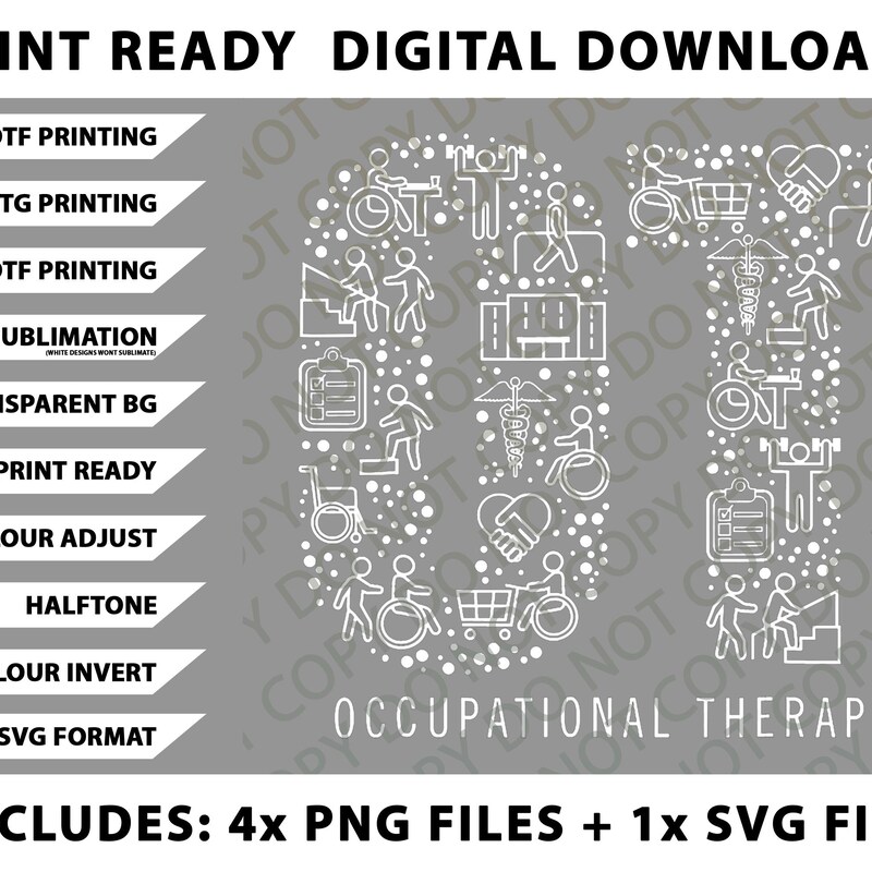 Occupational Therapy Svg Bundle - Etsy