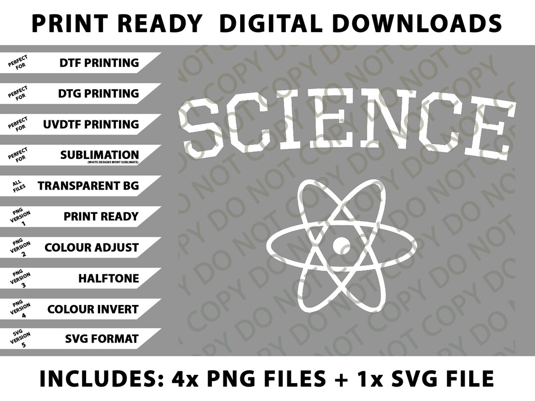 Science Png Bundle, SVG Files, Digital Downloads - Etsy