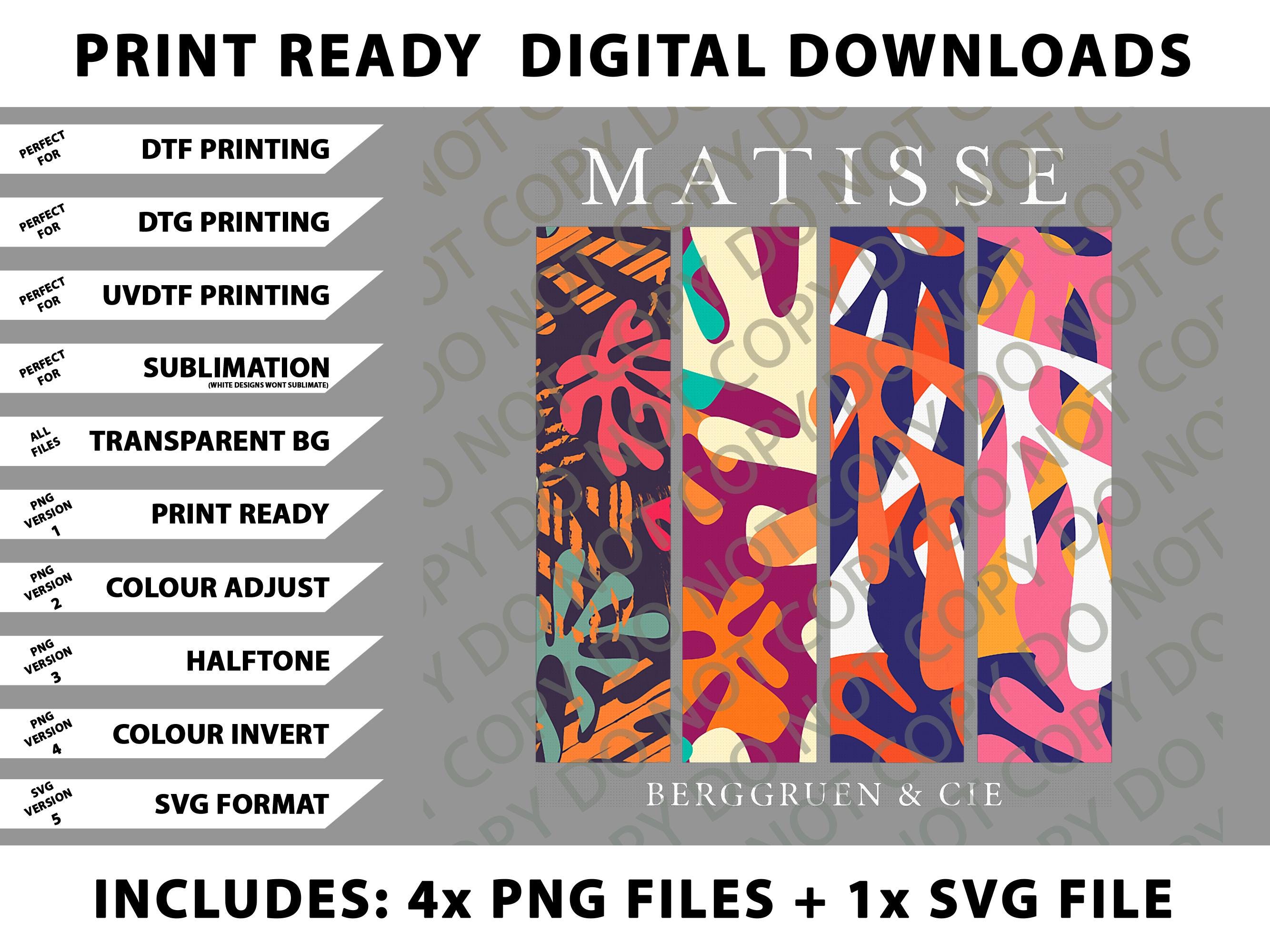 Henri Matisse Cut Outs Art Lover Teachers Png Bundle, SVG Files ...