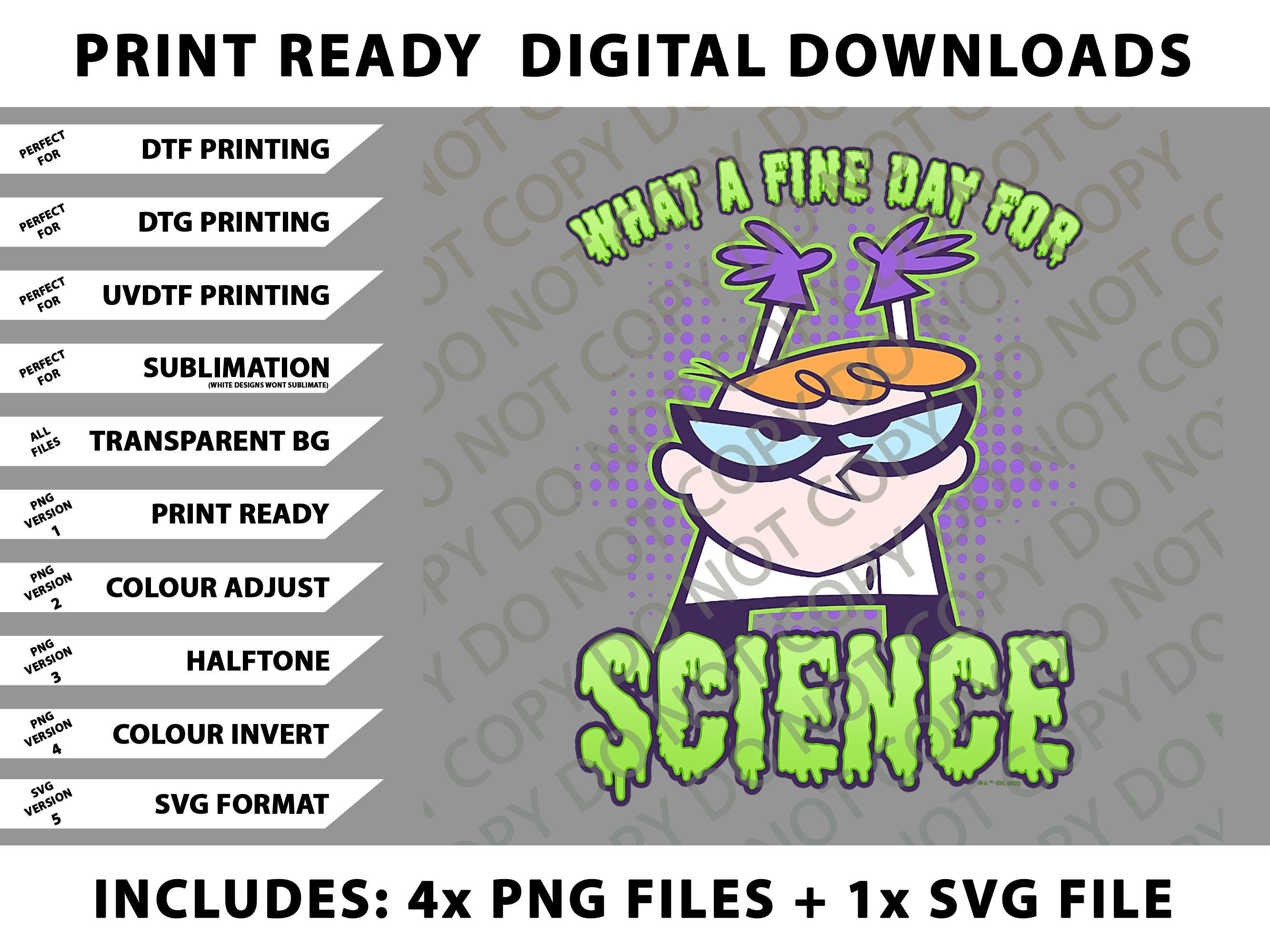 Dexter's Laboratory Halloween What A Fine Day for Science Png Bundle ...