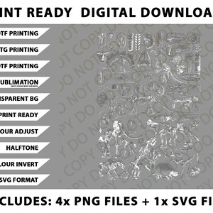 Dinosaur Fossils T-rex Paleontology Science Archeology Gift Png Bundle ...
