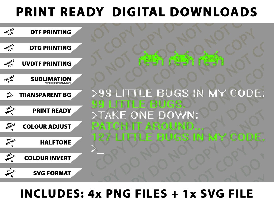 Funny Programmer Coding Debugger Hacker Computer Science Dev Png Bundle Svg Files Digital