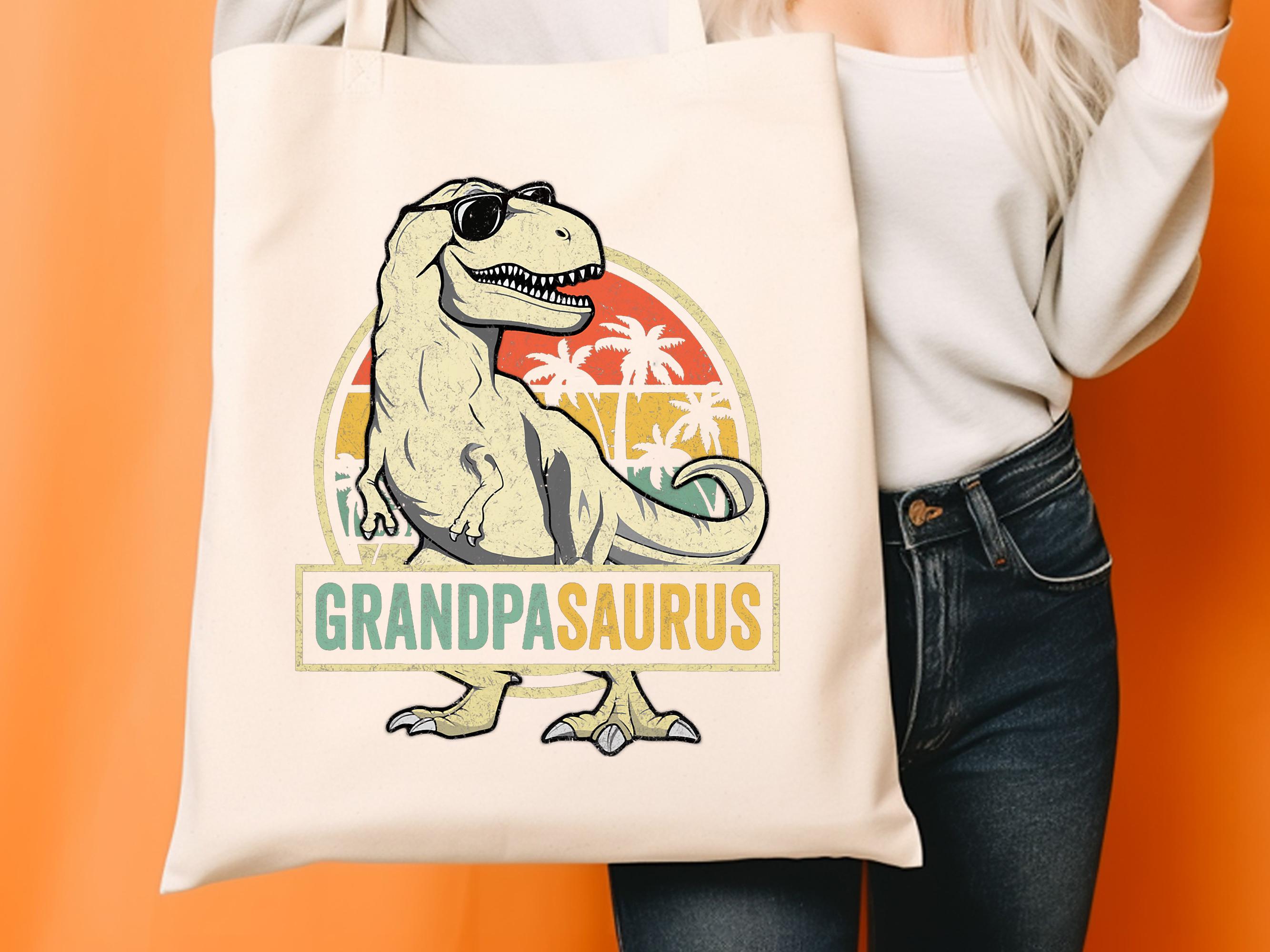 Grandpasaurus T Rex Dinosaur Grandpa Saurus Family Matching T-shirt ...
