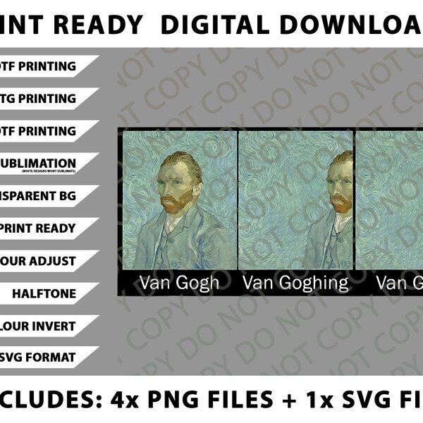 Van Gogh Svg - Etsy