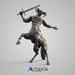 Low Poly Centaur Template: 3D Sculpture Design (PDF DXF) - Etsy