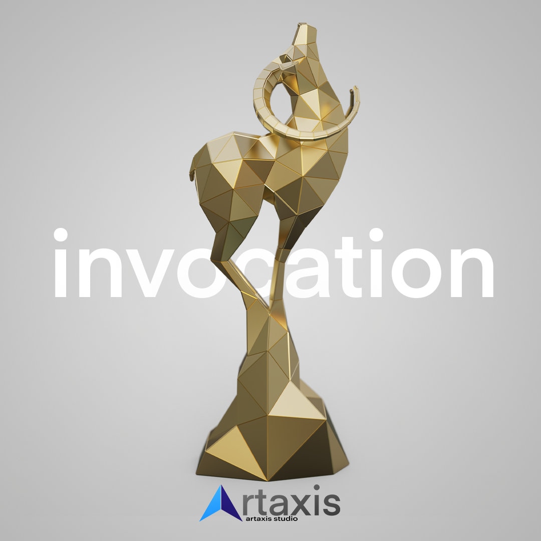 Polygonal,paper Sculpture Deer,digital Template,origami,pdf Download ...