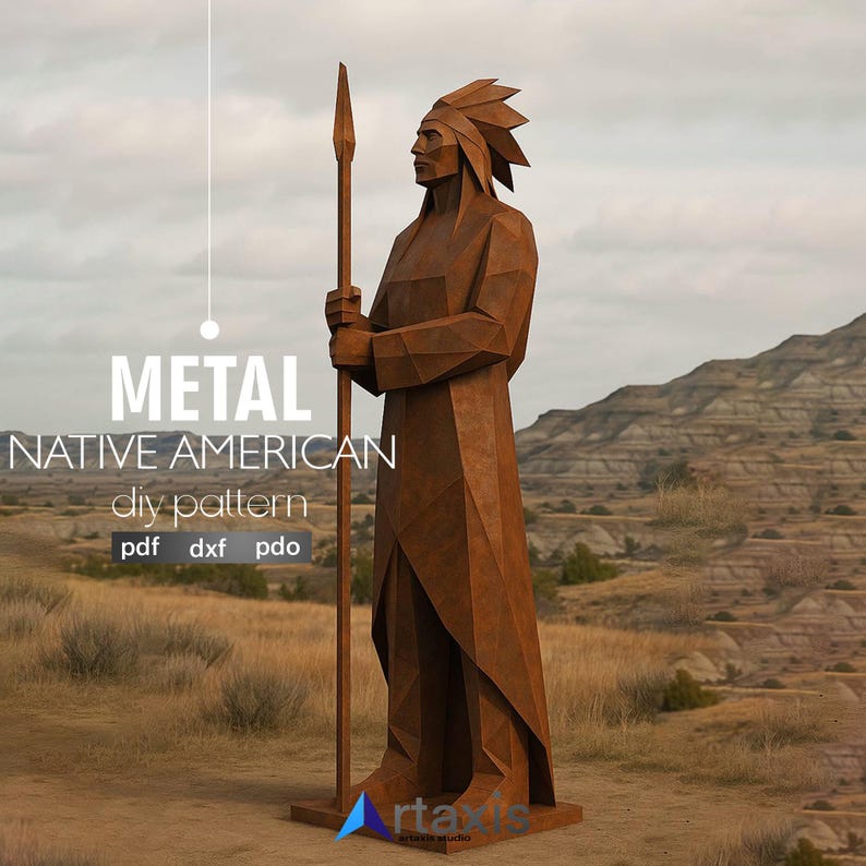 Designing a Native American Statue - Etsy