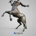 Low Poly Centaur Template: 3D Sculpture Design (PDF DXF) - Etsy