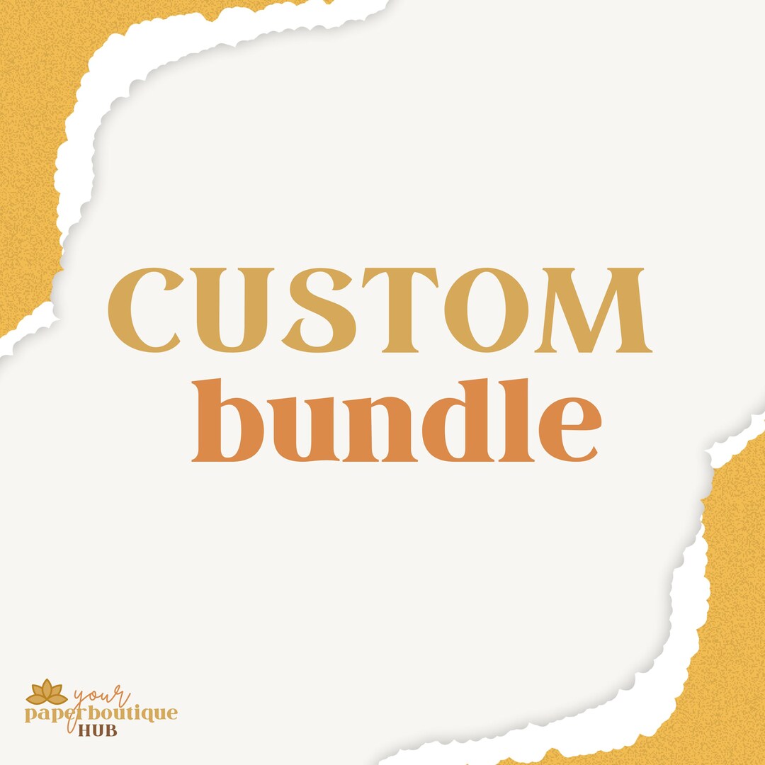 Custom Service - Bundle - Etsy