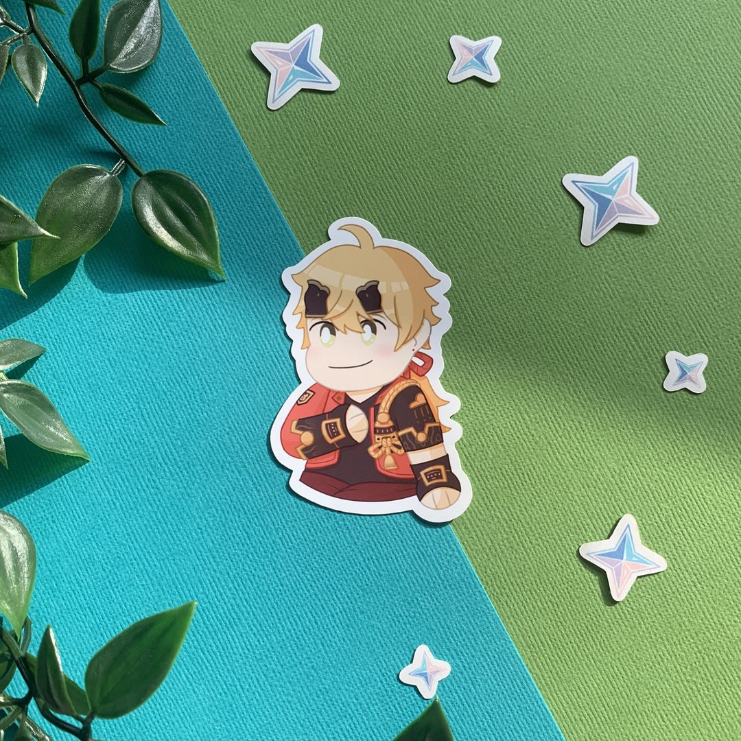 Thoma Genshin Impact Sticker, Vinyl Sticker - Etsy