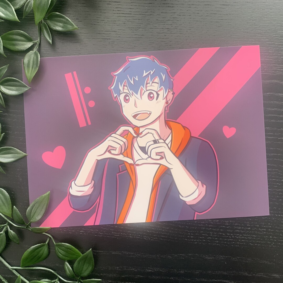 Momo Re:vale Idolish7 A5 Art Print, Idolish7 Poster Wall Art Prints A5 ...