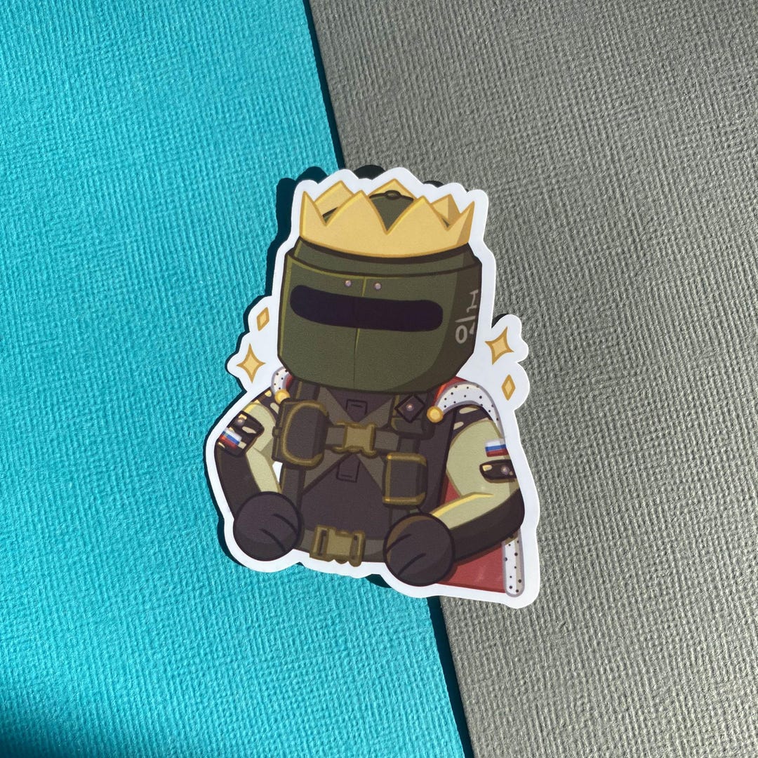 Rainbow Six Siege Tachanka Sticker, Lord Tachanka Sticker, 6 Siege ...