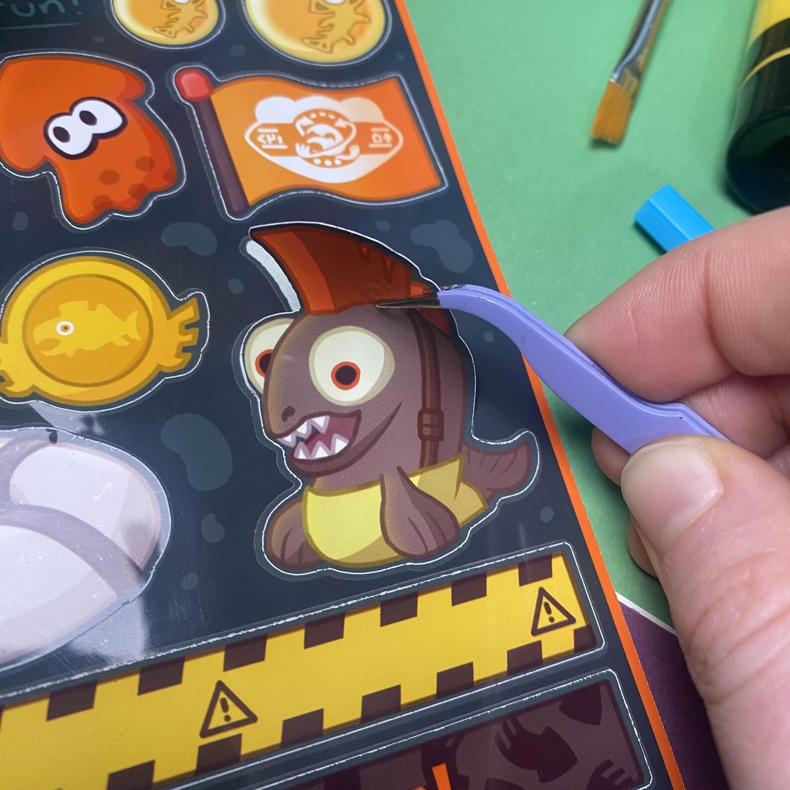 Splatoon Salmon Run Sticker Sheet, Splatoon Stickers, Inkling Stickers ...