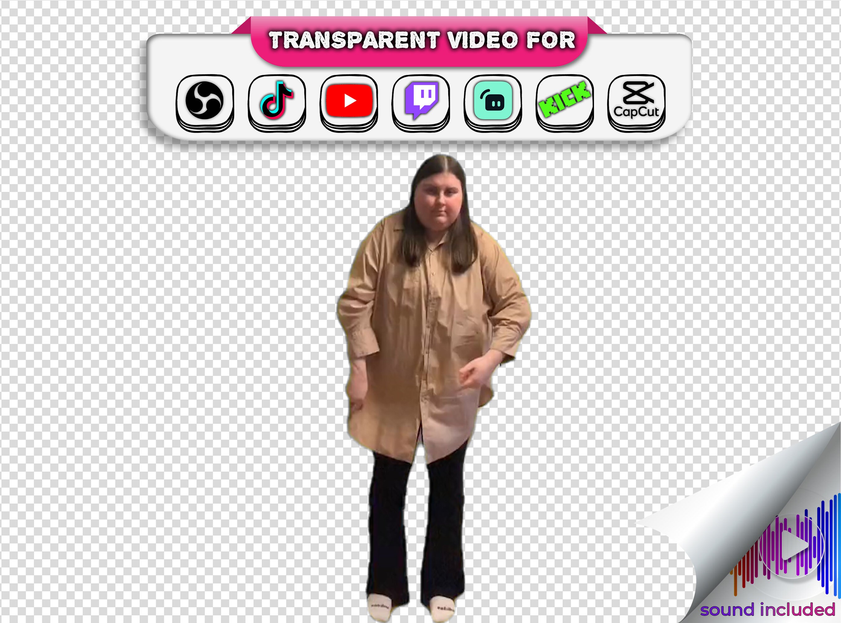 Dancing Girl Meme Tiktok Viral Funny Dancing Memes, Transparent ...