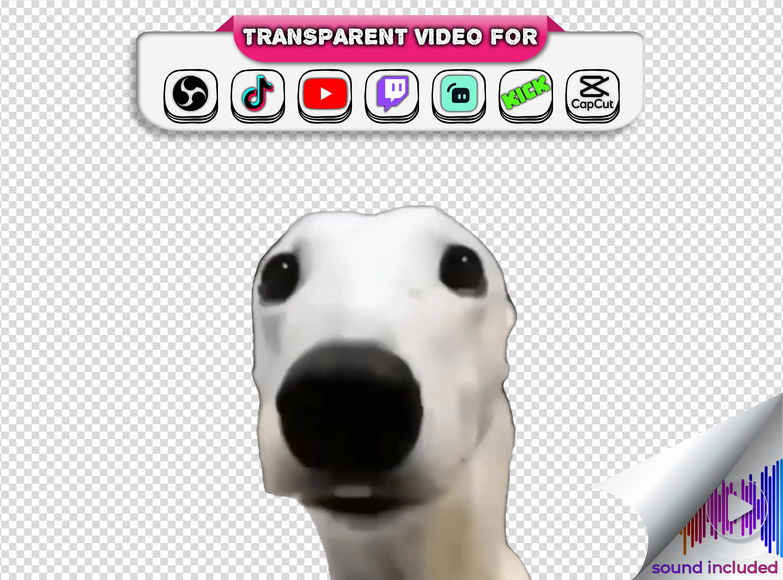 Transparent Background Dog Shivering Memes Animated Emotes 28px, 56px ...