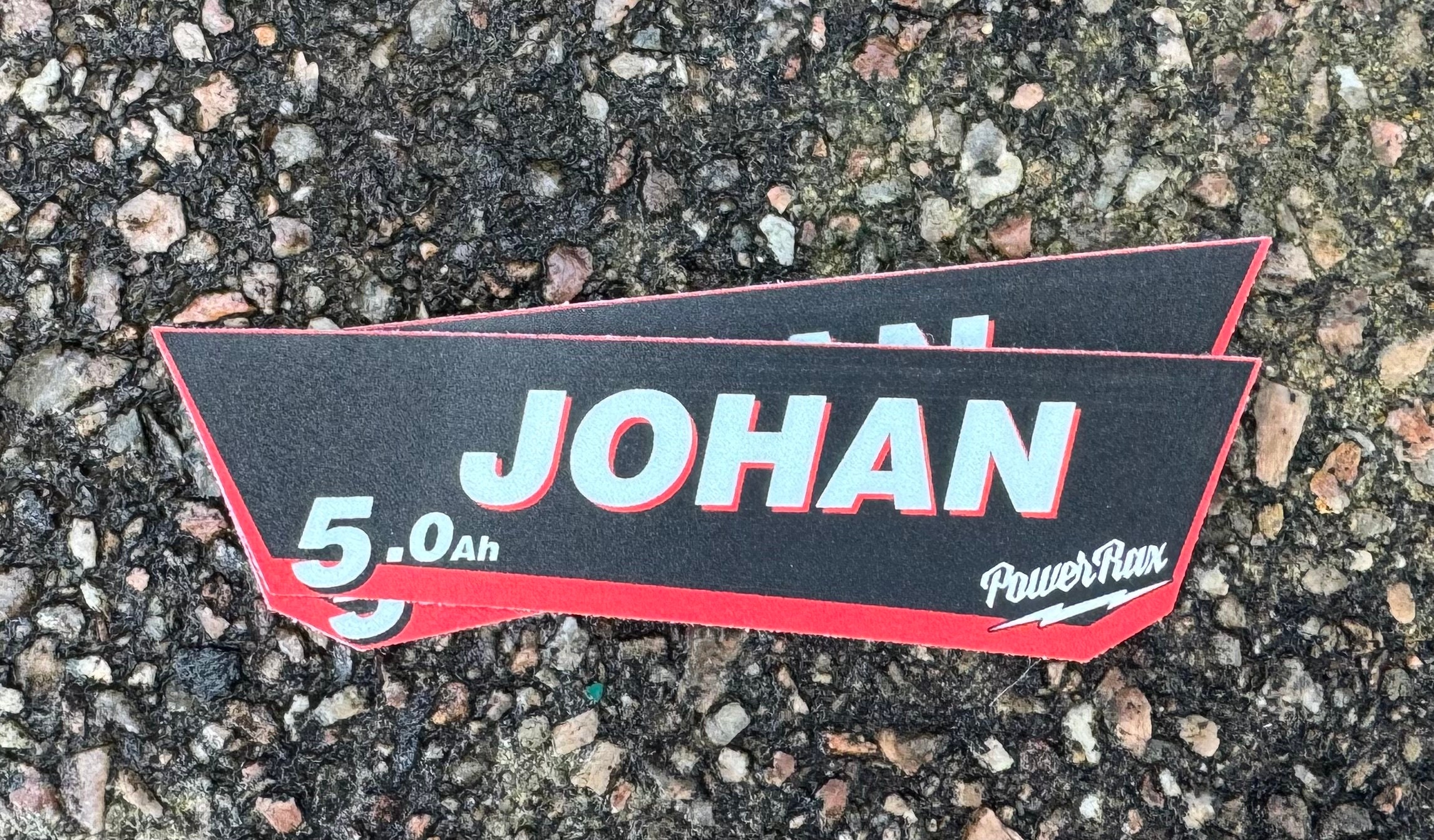 Personalised Battery Stickers Compatible With Milwaukee 18V Batteries 1 ...