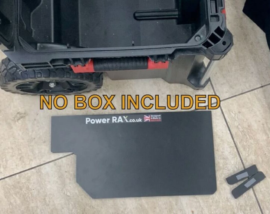 Power Rax Tool Box Divider for Milwaukee Packout Trolley Case Storage ...