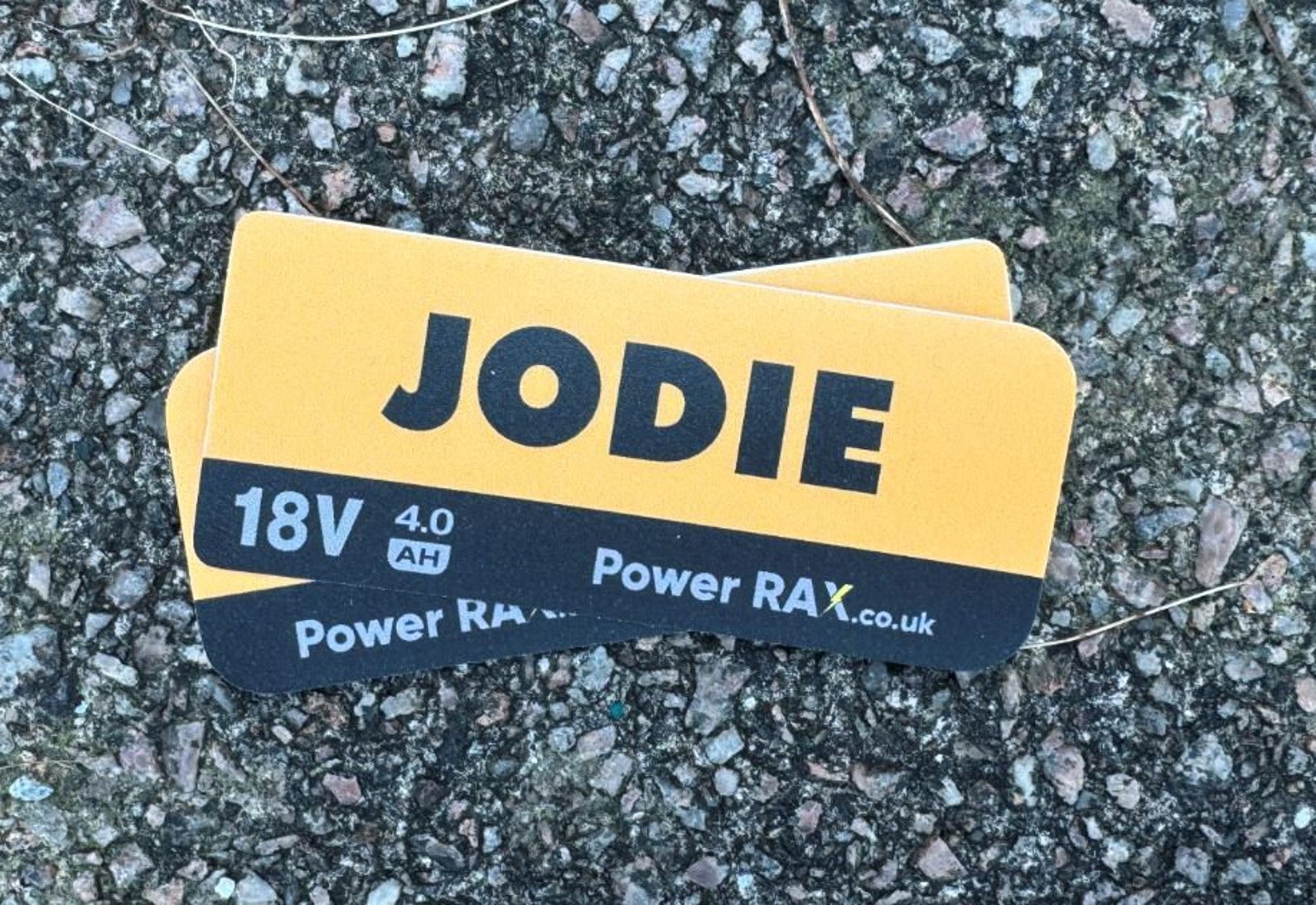 Personalised Battery Stickers Compatible With Dewalt 18V / 20v ...