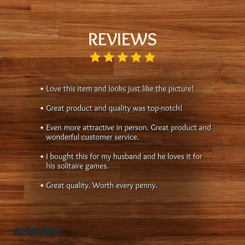 Solitaire Card Game Mat, Large Anti-slip Desk Pad. the Perfect Birthday ...