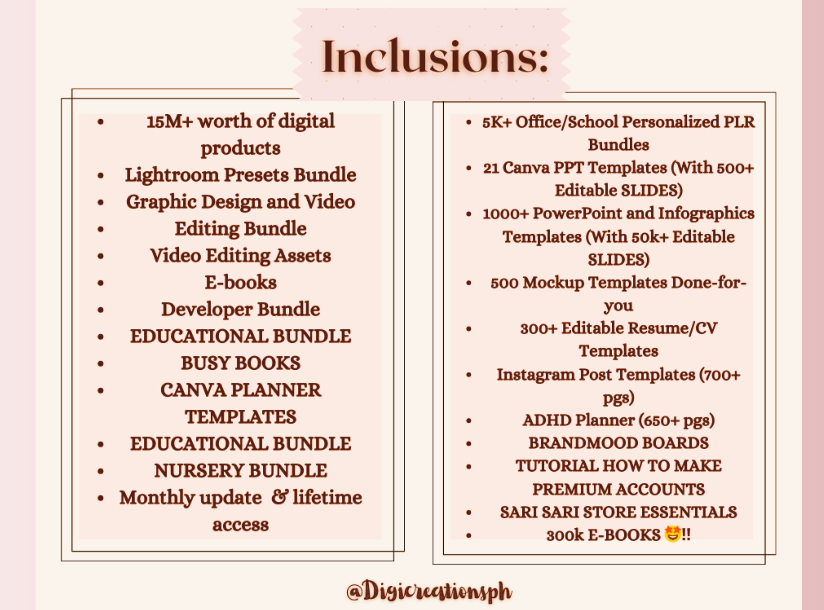 Over 20 Million Digital Products Bundle New Mega Premium Bundle Digital ...